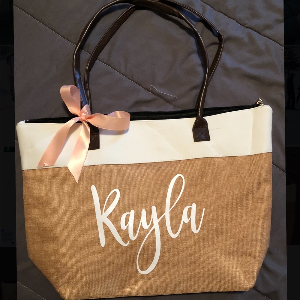 Personalized “Kayla” Tote Bag - Gem
